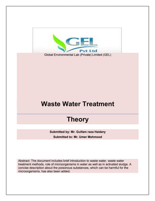 Fate of pollutants and pathways in environment | PPTX