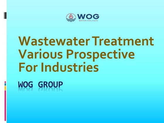 Waste water management | PPT