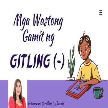 Gamit ng Gitling.gamit ng gitling...pptx