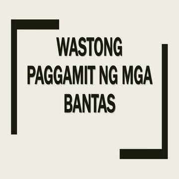 Mga uri ng diin | PPT