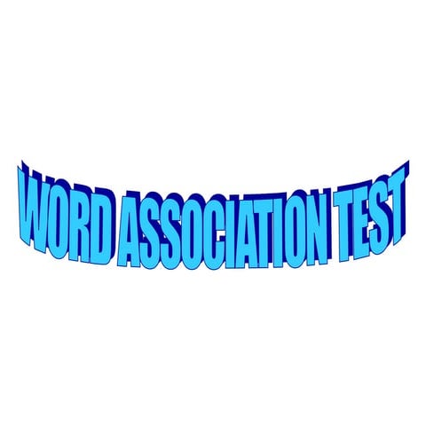 Word association test for competitive exams | PPT