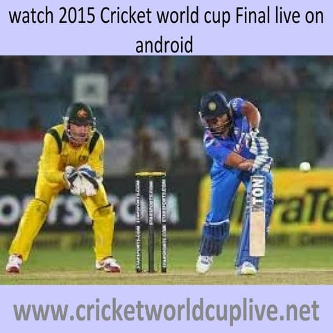 Watch 2015 cricket world cup final live in usa | PPT