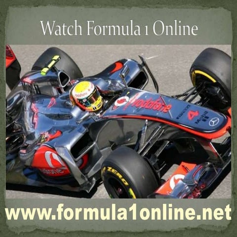 Watch 2015 formula 1 australian grand prix live streaming | PPTX