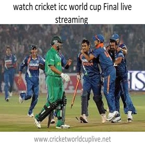 Watch cricket world cup 2015 final live online; | PPT
