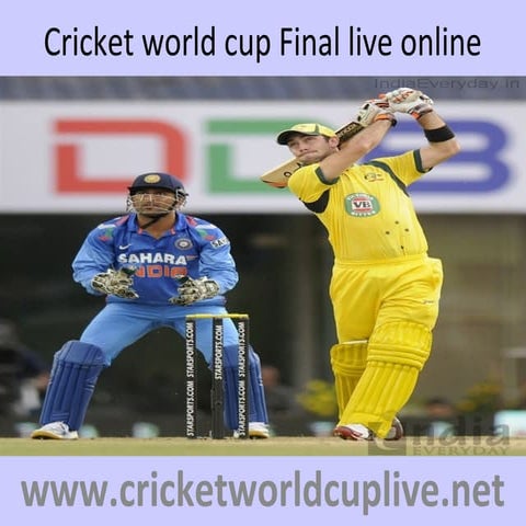 Watch icc world cup final live telecast | PPT