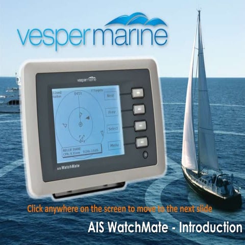 AIS WatchMate 850 Transponder Introduction | PPT