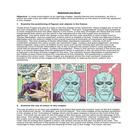 Watchmen the Novel | DOCX | Mystery | Genres