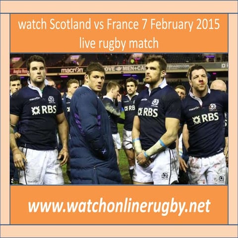 Watch rugby scotland vs france stream | PPT