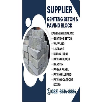 Paving Block Rumput | PPTX