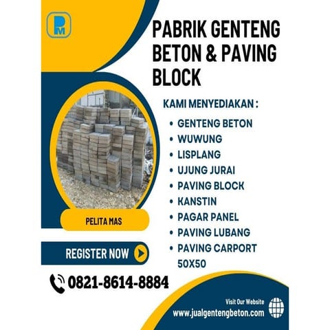 Pabrik paving block rumput | PPT