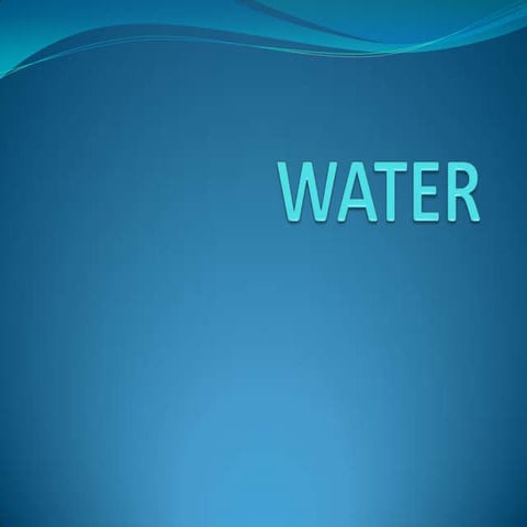 Water | PPT