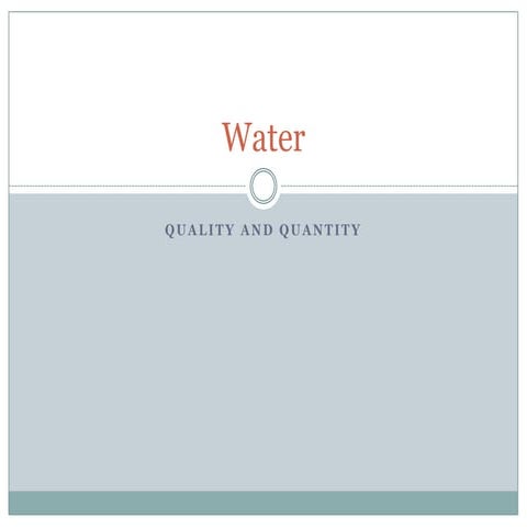 Water | PPT