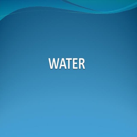 Water | PPT