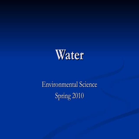 Water | PPT