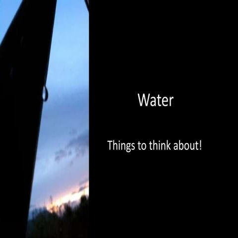 Water Matters | PPTX