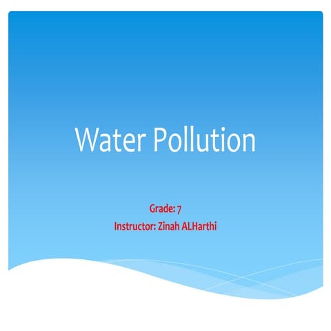 water Pollution | PPTX