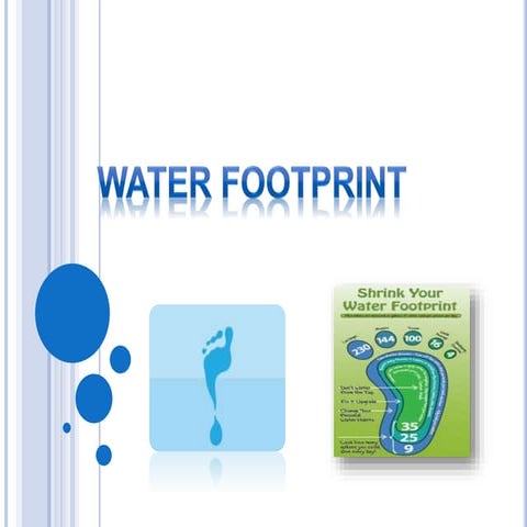 Water footprint | PPTX