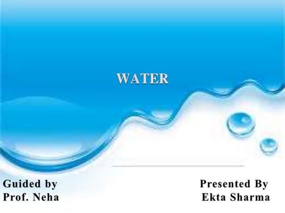 Sources of water | PPTX | Geography | Science