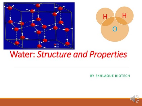 Water molecule | PDF