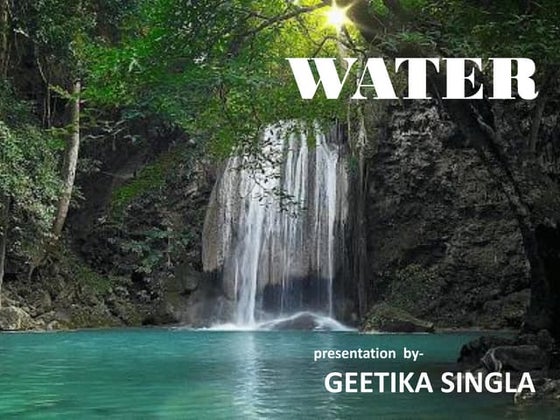 Classification of Water | PPT