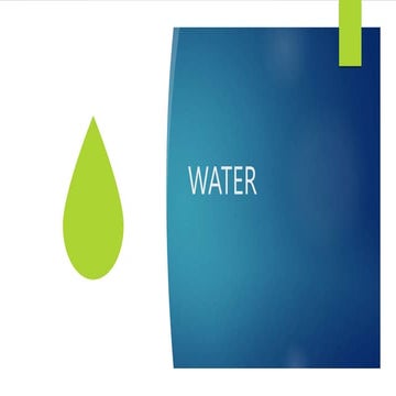 WATER.pptx | Chemistry | Science