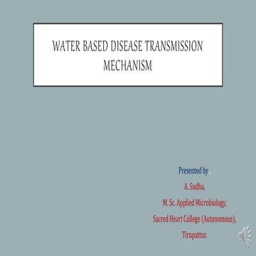 water related diseases | PPTX