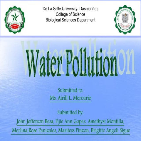 WaterPollution | PPTX