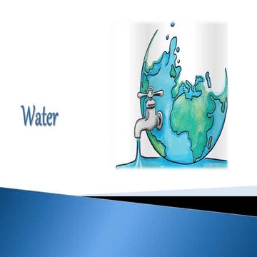 Importance of water | PPTX