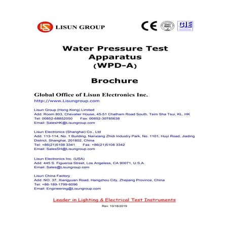 Water pressure-test-apparatus | PDF