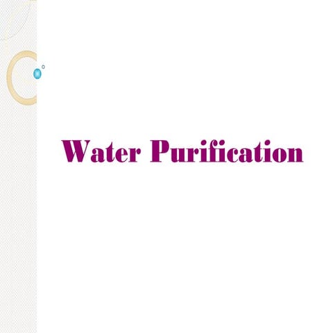 Water Purifier | PPT