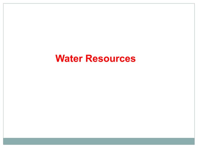 Sources of water | PPTX