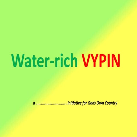 Water-rich Vypin | PPTX | Religion & Spirituality