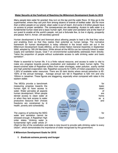 clean water and sanitation | PPT