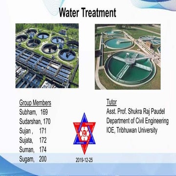 Water supply | PPTX