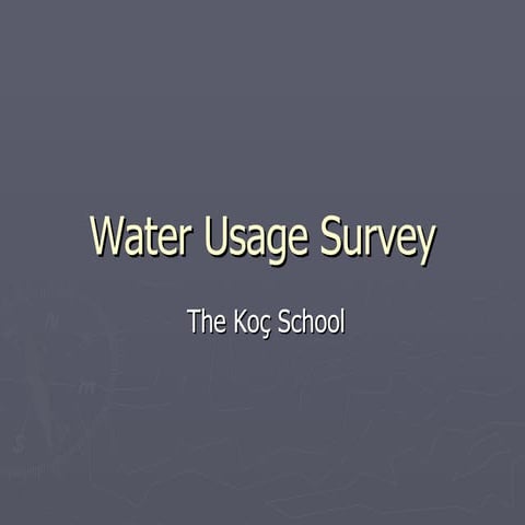 Water questionnaire | DOCX