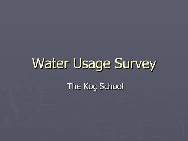 Water questionnaire | DOCX