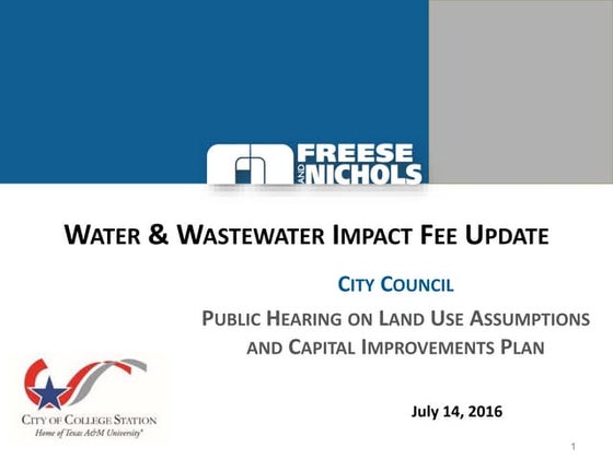 Wastewater Master Plan Update | PPT