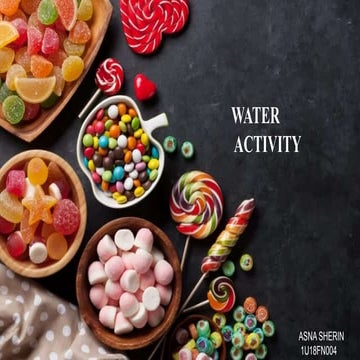 Water activity (1) (1) | PPT
