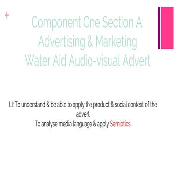 Water aid lessons | PPT