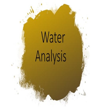 Water Analysis in Masters of Chemistry.pptx