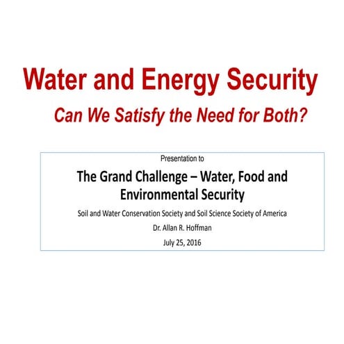 DG - Energy Security | PPT