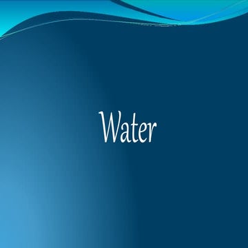 The Water and Water Cycle PowerPoint.pptx