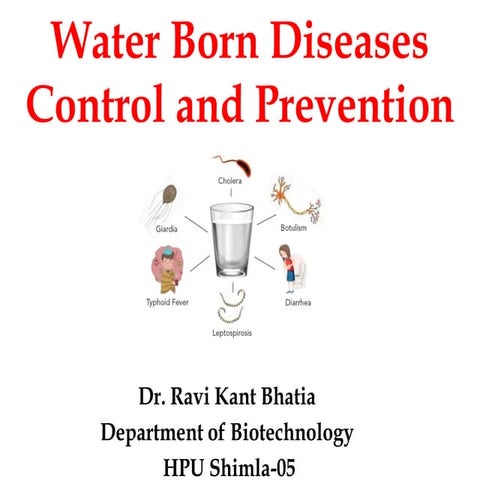 Water borne diseases | PPTX