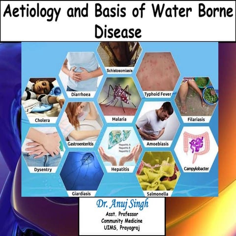 WATER BORNE DISEASES DIARRHOEA | PPT