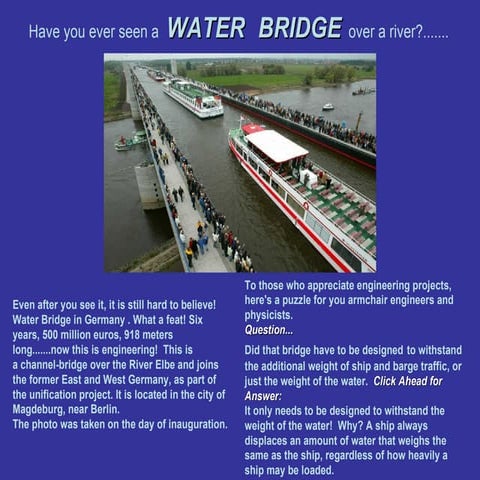 Water Bridge | PPT
