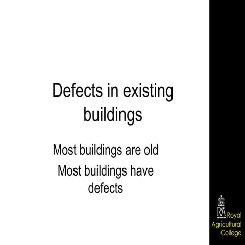Water caused defects_buildings | PPTX
