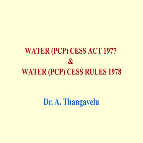 water cess act.pptx