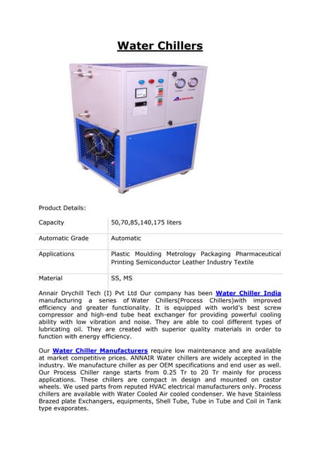 Paharpur Cooling Towers corporate brochure | PDF