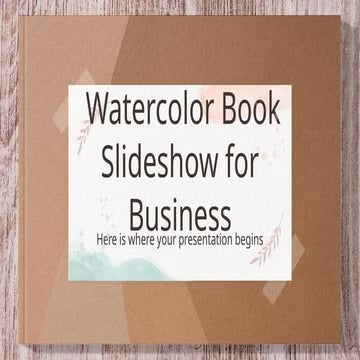 Watercolor Book Slideshow for Business by Slidesgo.pptx