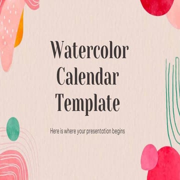 Watercolor Calendar Template by Slidesgo.pptx